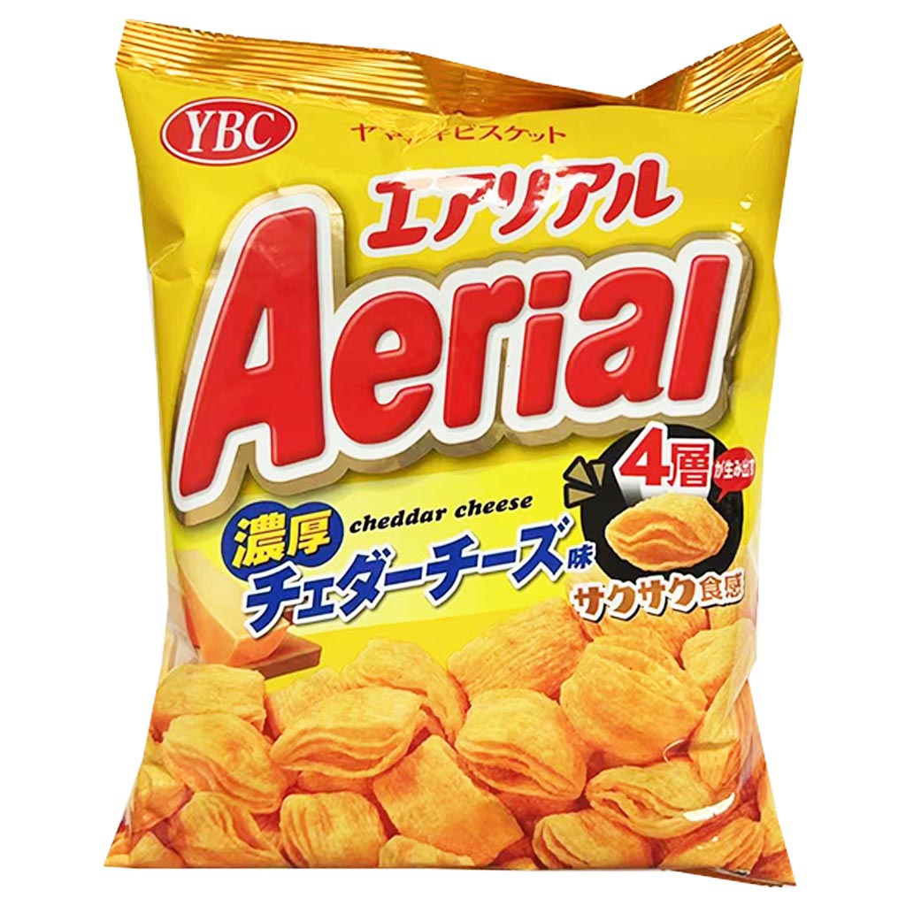 YBC Aerial Cheddar Cheese 65g ~ YBC粟米脆脆車打芝士 65g
