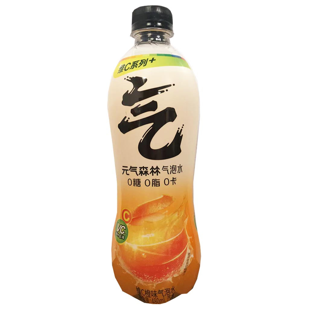Genki Forest Sparkling Water Orange 480ml ~ 元氣森林氣泡水維C橙 480ml