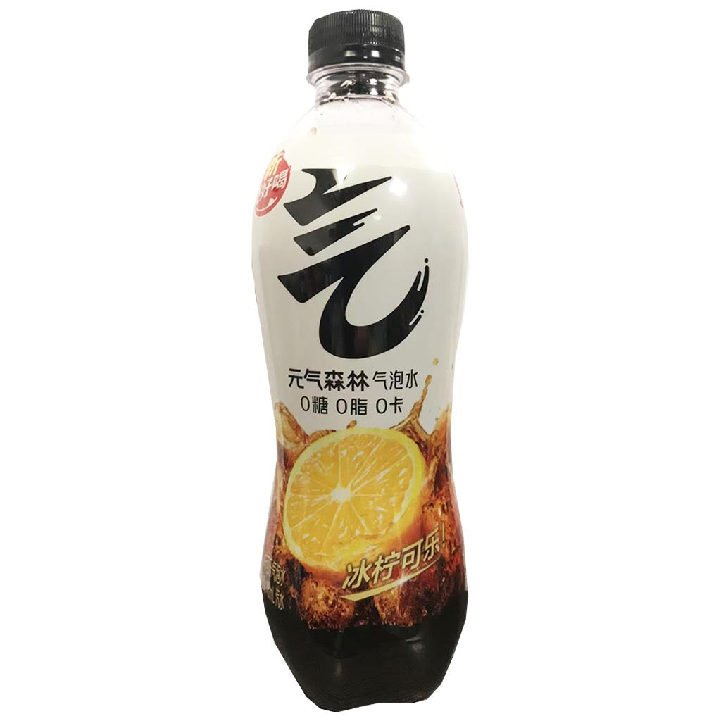 Genki Forest Sparkling Water Lemon Cola 480ml ~ 元氣森林氣泡水冰檸可樂 480ml