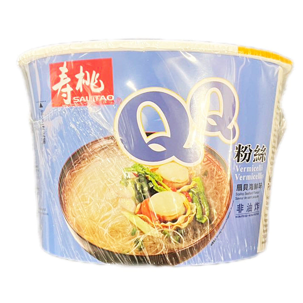 Sau Tao QQ Vermicelli Scallop Seafood 72g ~ 壽桃QQ粉絲扇月贝海鮮味 72g