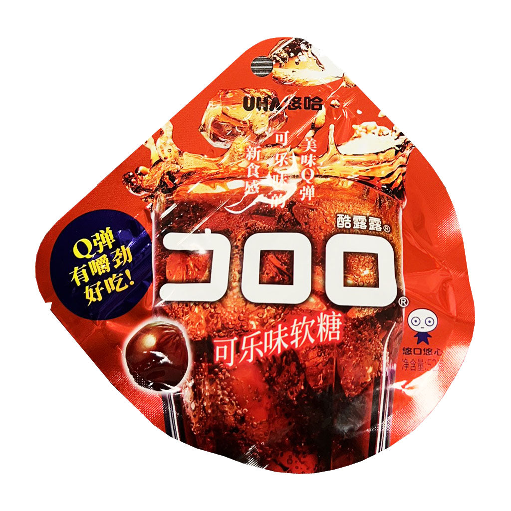 UHA Kororo Gummy Cola Flavour 52g ~ UHA 悠哈 可乐味软糖 52g