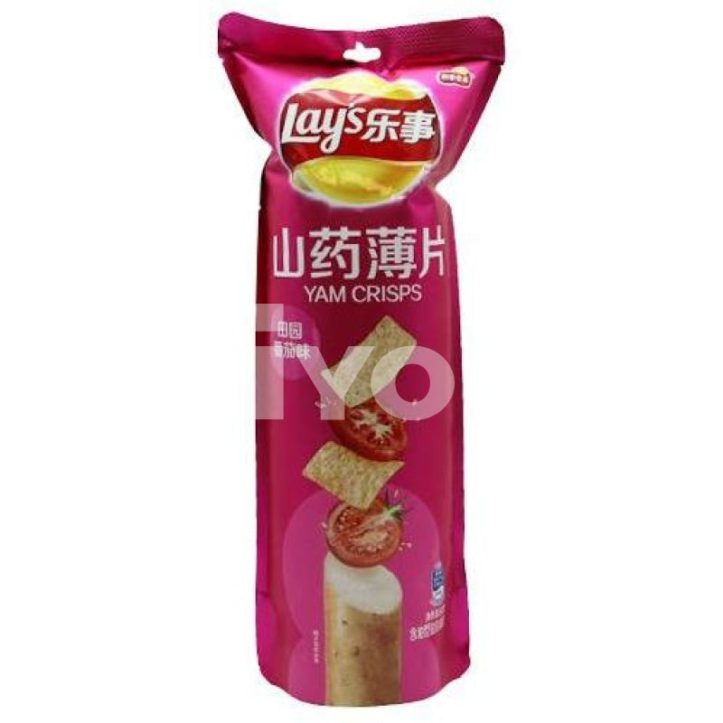 Lay's Yam Crisps Tomato Flavour 80g ~ 樂事 山藥薄片 田園番茄味 80g