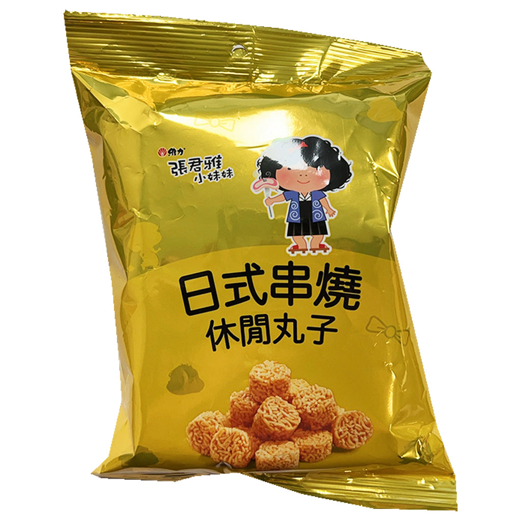 GGE Wheat Cracker BBQ Cube 80g ~ 张君雅小妹妹 日式串烧 休闲丸子 80g