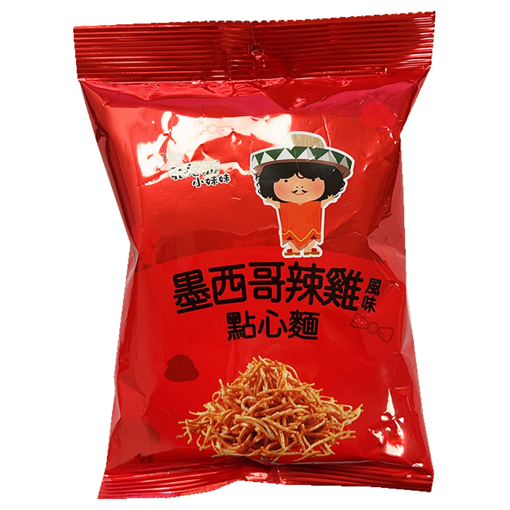 GGE Wheat Cracker Mexico Spicy Flavour 78g ~ 张君雅小妹妹 墨西哥辣鸡点心面 78g