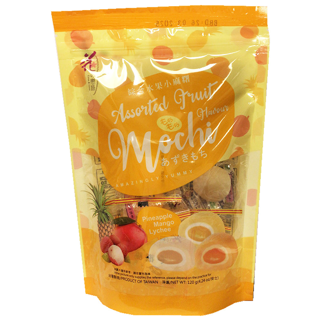Love&Love Assorted Tropical Mochi 120g ~ 花之戀語綜合水果小麻糬 120g