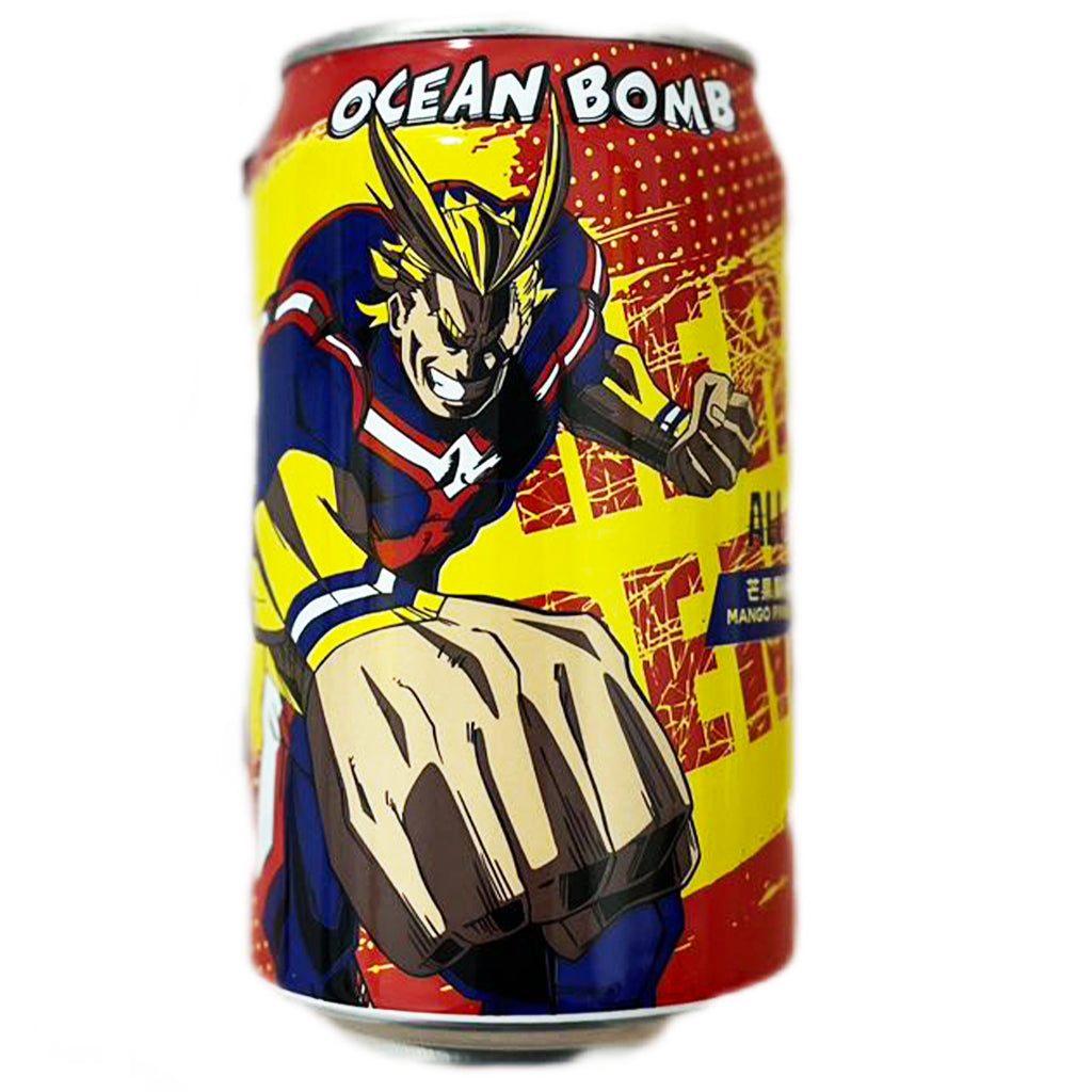 Ocean Bomb My Hero Academia Mango Papple 330ml ~ 海洋深層汽水我的英雄學院芒果鳳梨 330m