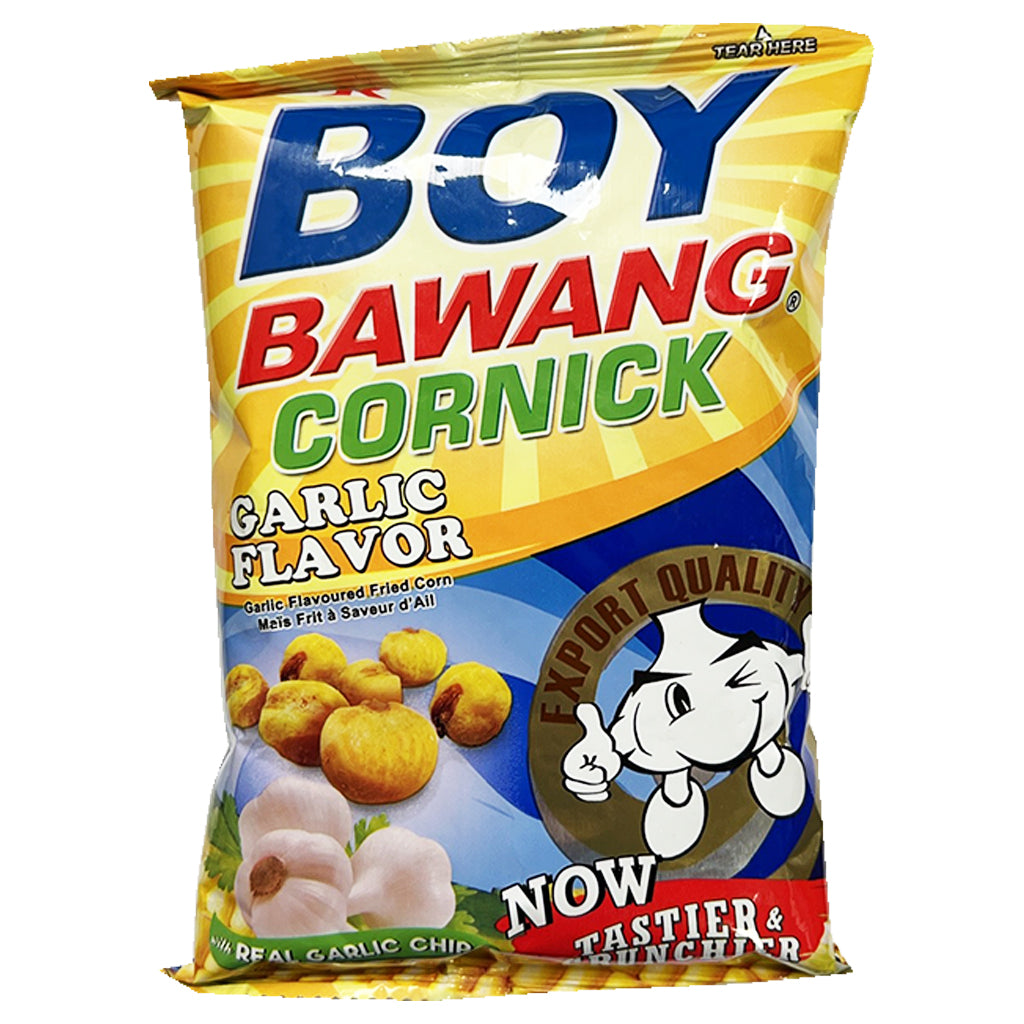 KSK Boy Bawang Cornick Garlic Flavour 90g ~ Boy Bawang 玉米芯 大蒜味 90g
