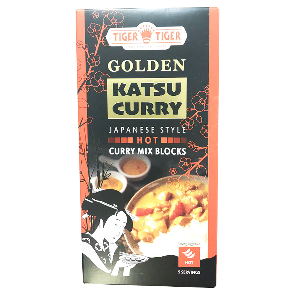 Tiger Tiger Katsu Curry Hot 100g ~ 双虎牌咖喱块辣 100g