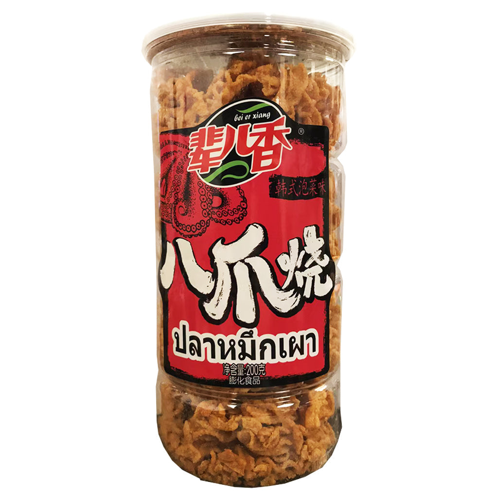 Bei Er Xiang Crispy Cracker Korean Kimchi 200g ~ 辈儿香八爪烧韩式泡菜味 200g