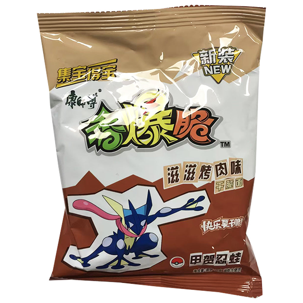 Master Kong Crispy Noodle Snack BBQ Flavour 33g ~ 康师傅香爆脆 滋滋烤肉味 33g
