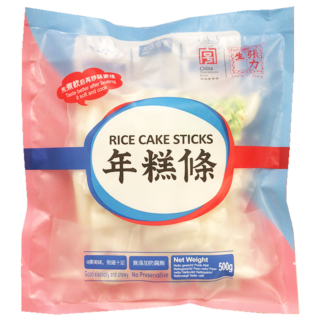 Chang Li Sheng Rice Cake Sticks 500g ~ 张力生年糕條 500g