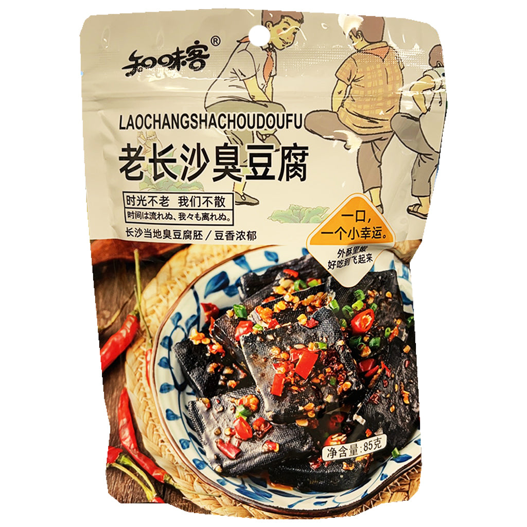 ZhiWeiKe Stinky Tofu Snack 85g ~ 知味客老長沙臭豆腐 85g