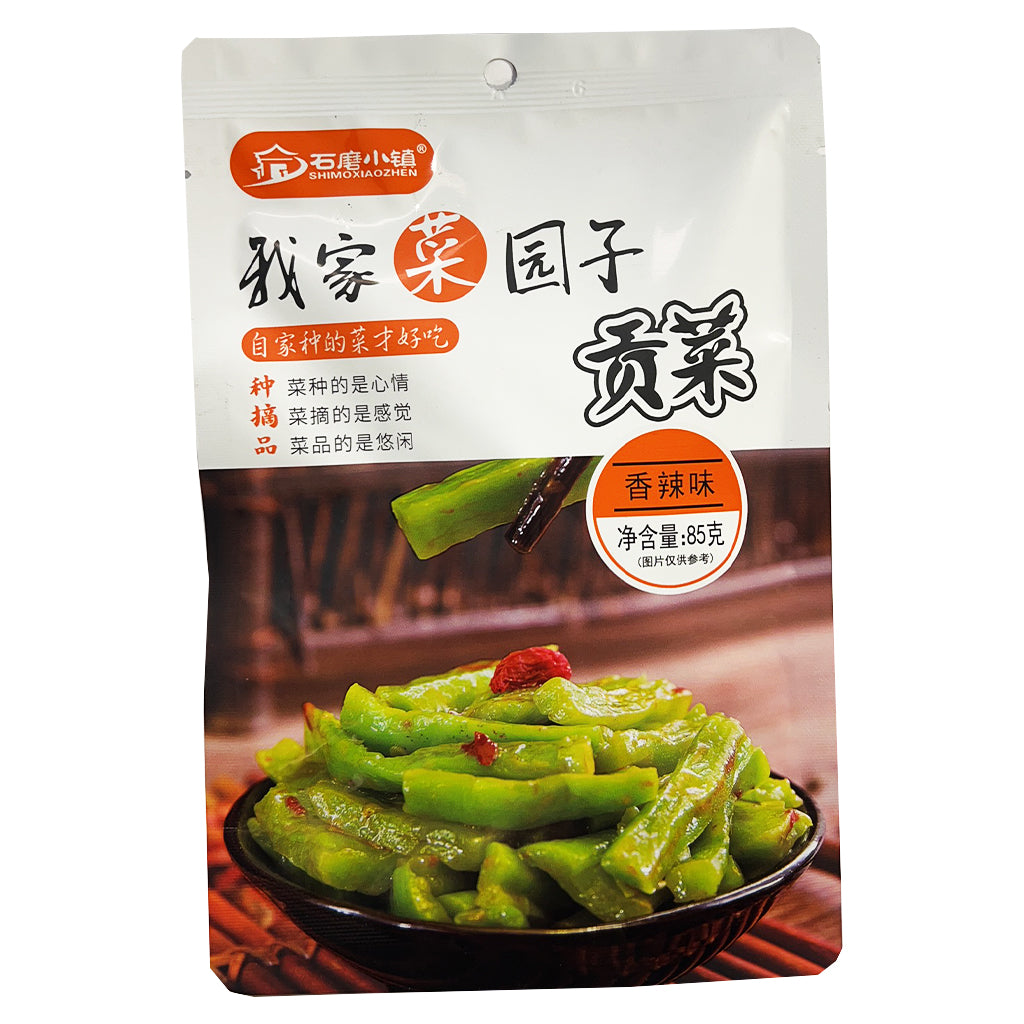 Shimoxiaozhen Spicy Gong Choi Yamakurage 85g ~ 石磨小镇香辣味贡菜 85g