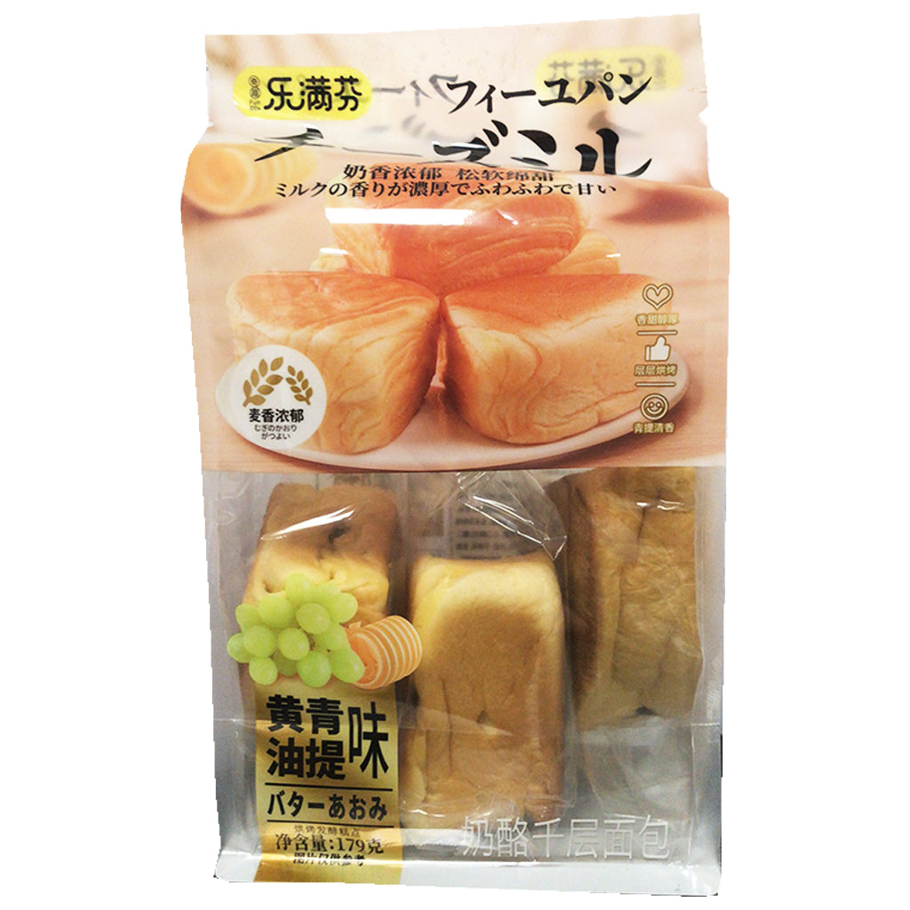 Fun100% Millefoglie Bun Grape 180g ~ 樂滿芬奶酪千層麵包黃油青提味 180g