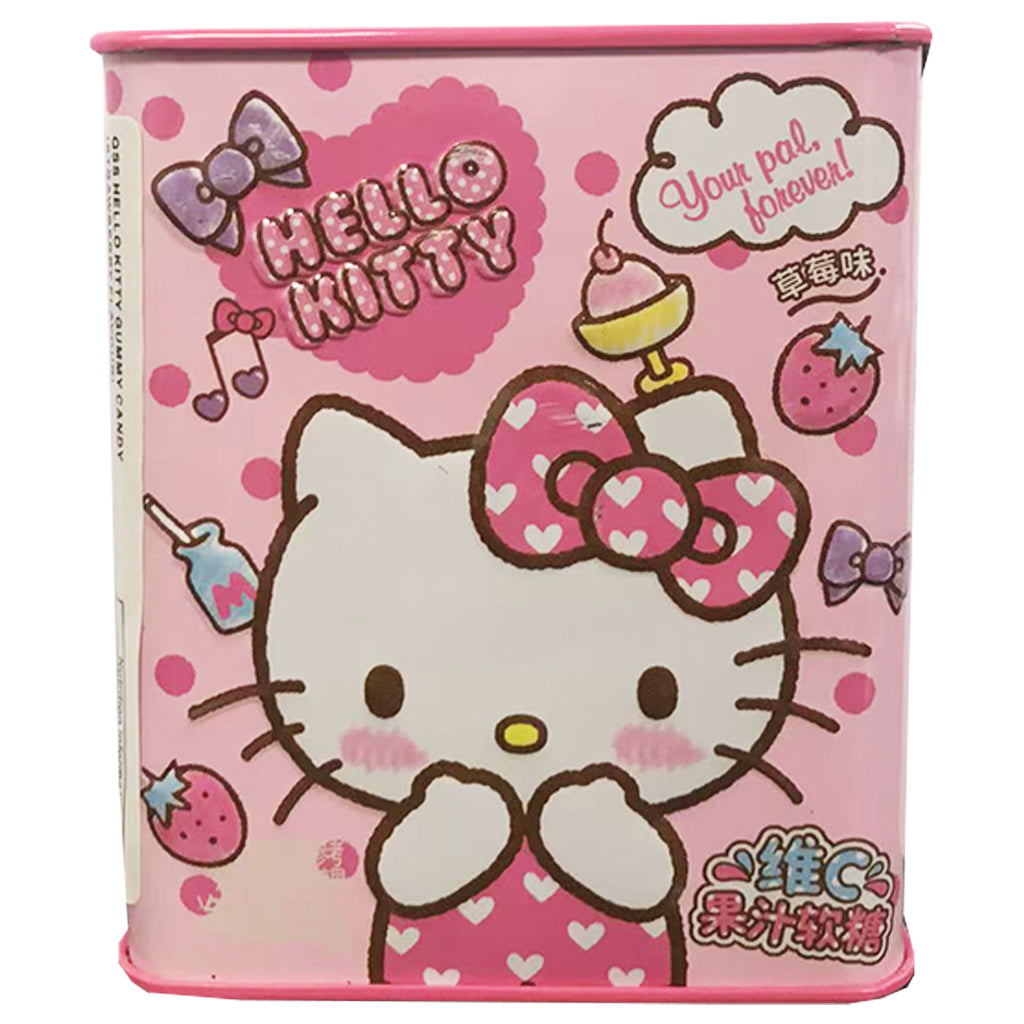 Hello Kitty Soft Candy Strawberry 106g ~ 凯蒂貓维C果汁软糖草莓味 106g