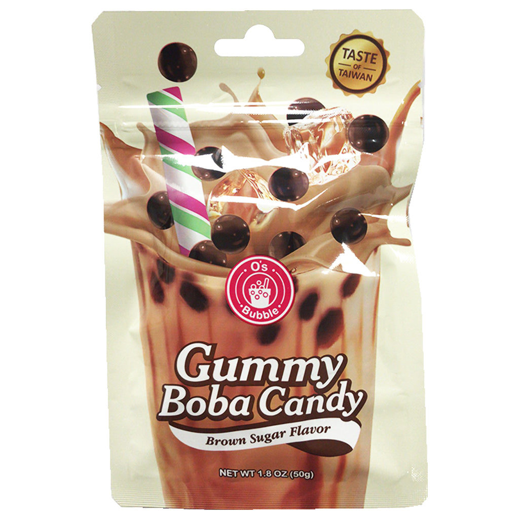 OB Gummy Boba Candy Brown Sugar 50g ~ 欧比特 珍珠奶茶软糖 黑糖味 50g