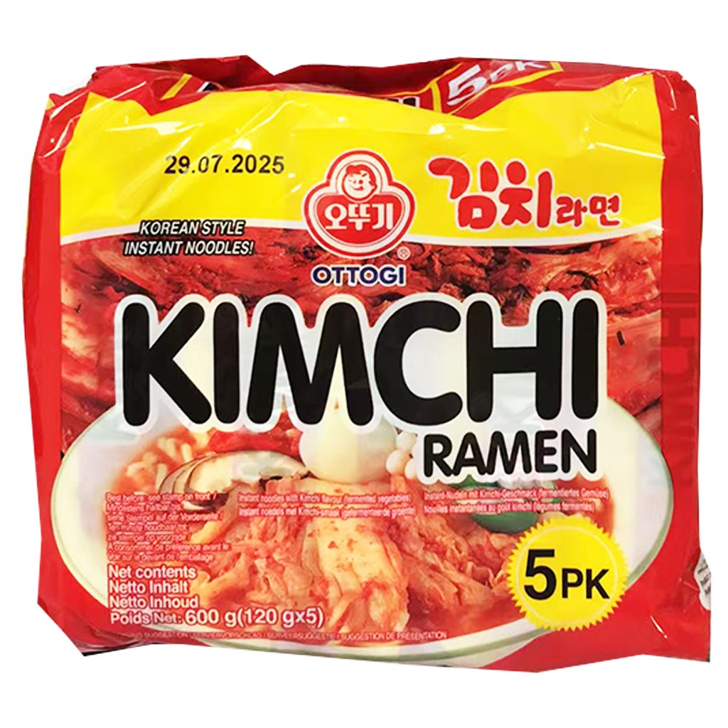 Ottogi Kimchi Ramyun 5x120g ~ 韩国不倒翁泡菜拉面 5x120g