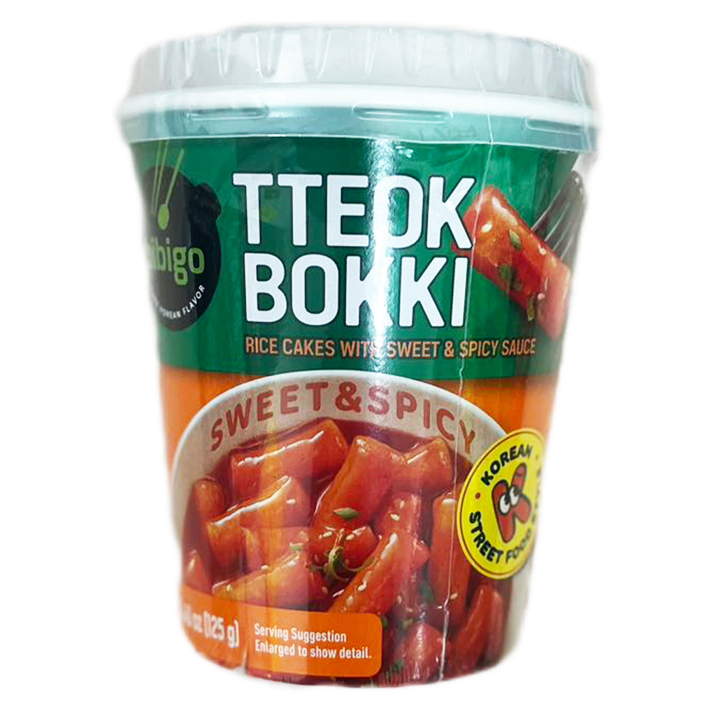 Bibigo Tteokbokki Sweet & Spicy 125g ~ 必品閣杯裝韓式甜辣年糕 125g