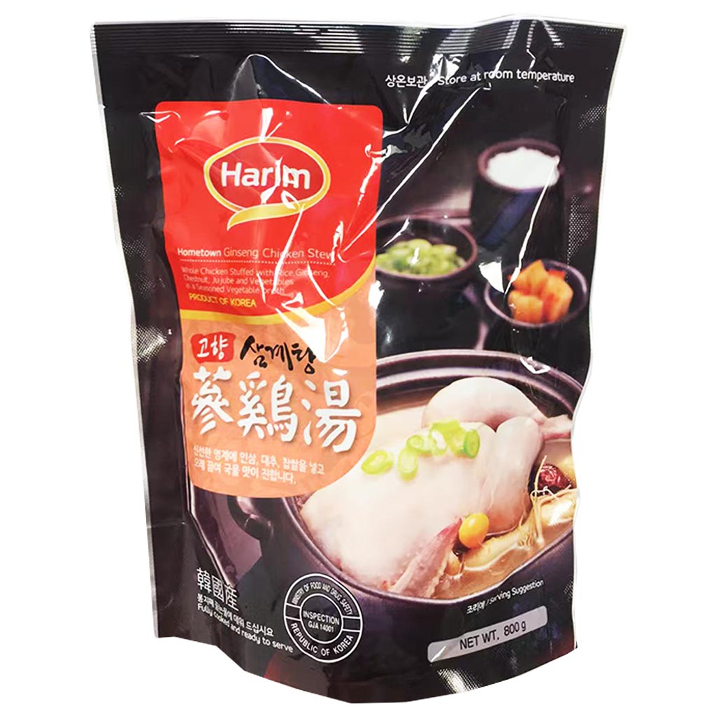Harim Hometown Ginseng Chicken Stew 800g ~ Harimt蔘雞湯 800g