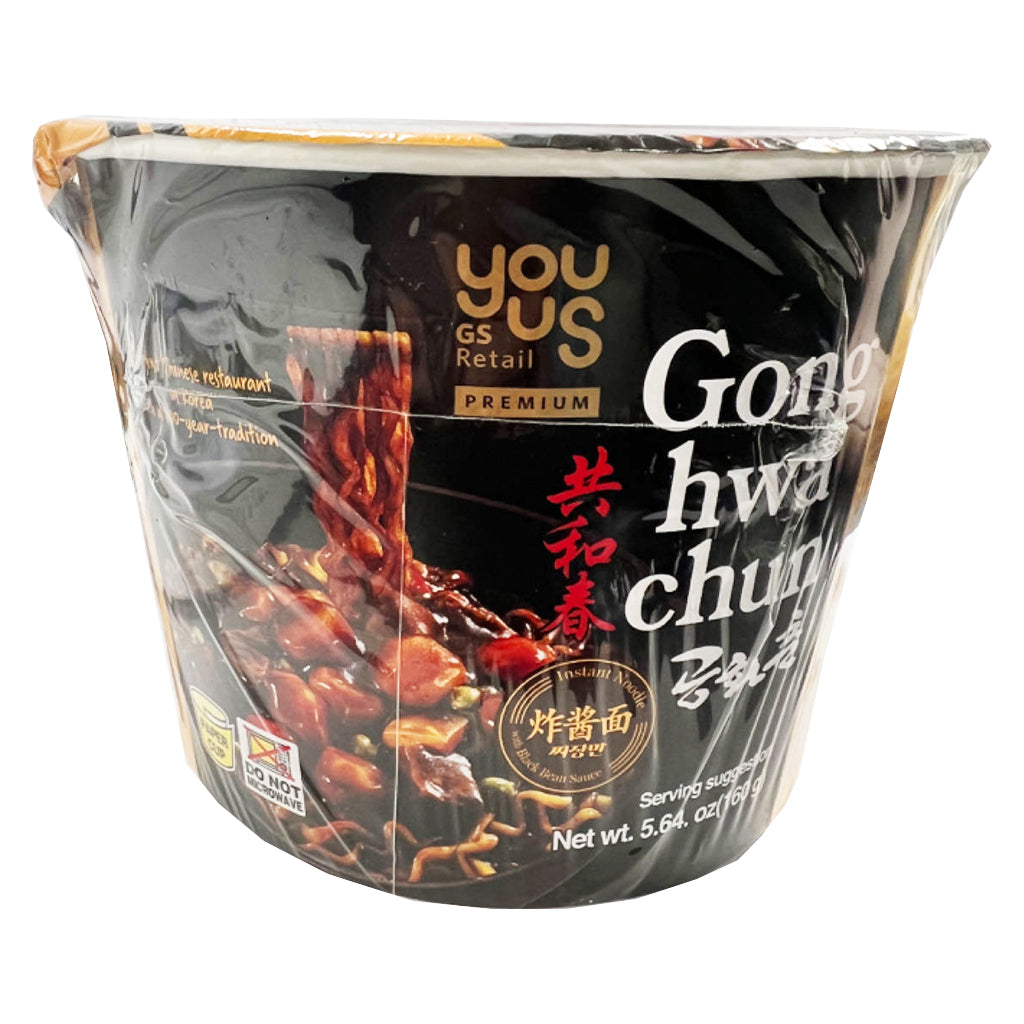 Youus Big Cup Black Bean Sauce Noodles 160g ~ 共和春炸酱面 160g