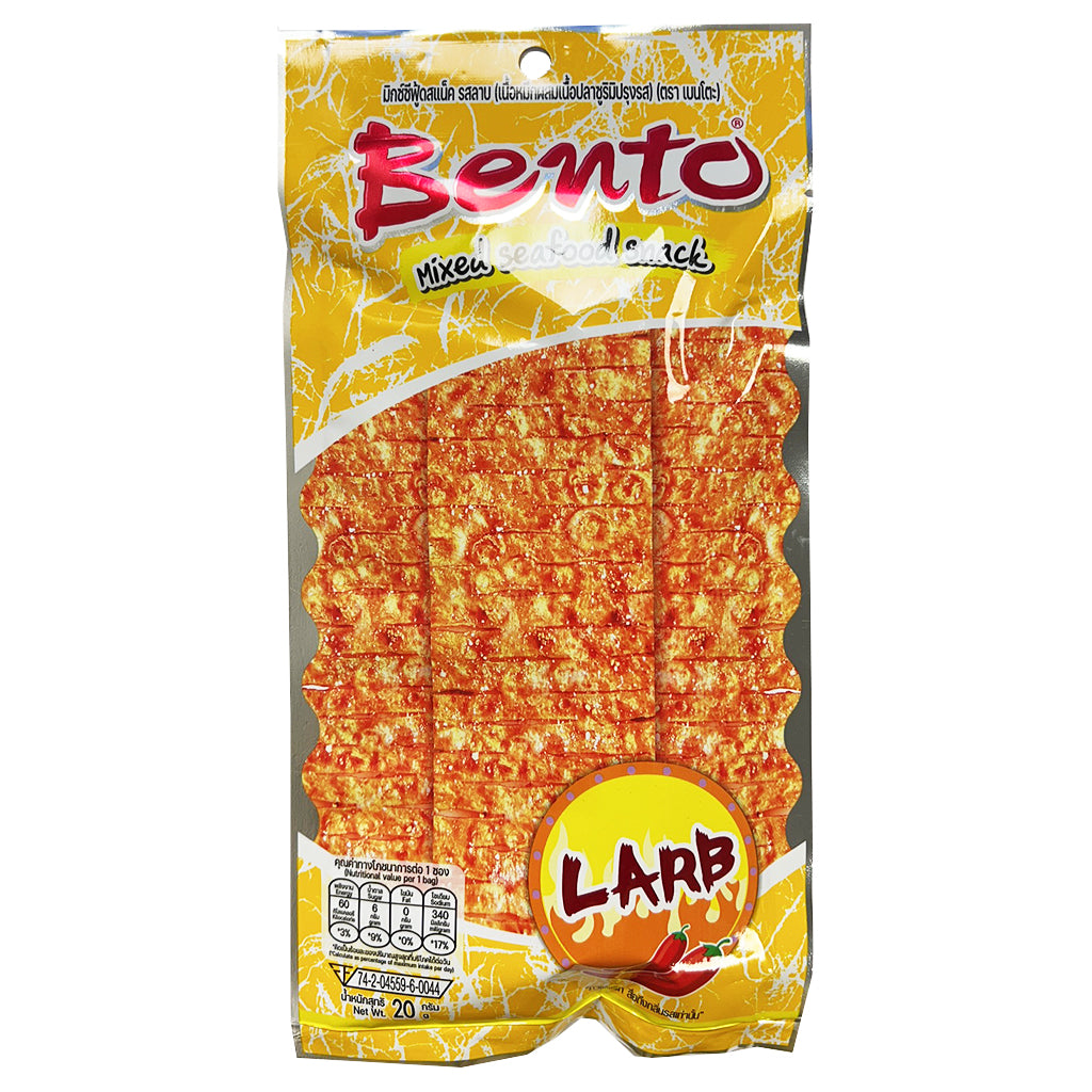 Bento Fish Snack Larb Flavour 20g ~ 拌多樂零食魚片泰肉碎 20g
