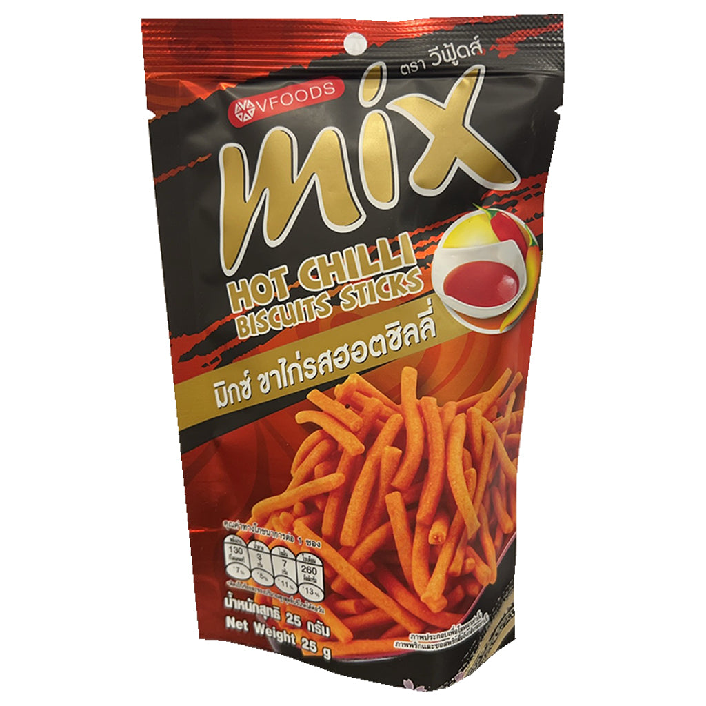 Mix Biscuit Sticks Hot Chilli Flavour 25g ~ 雜饼條辣味 25g