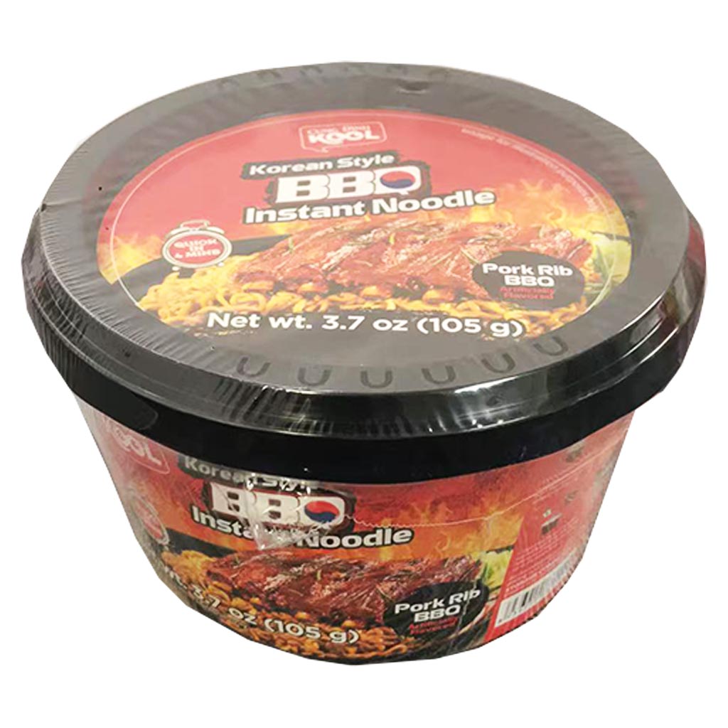 CungDinhKool Korean BBQ Noodle Bowl 105g ~ Kool韩式烧烤味干拌面碗装 105g