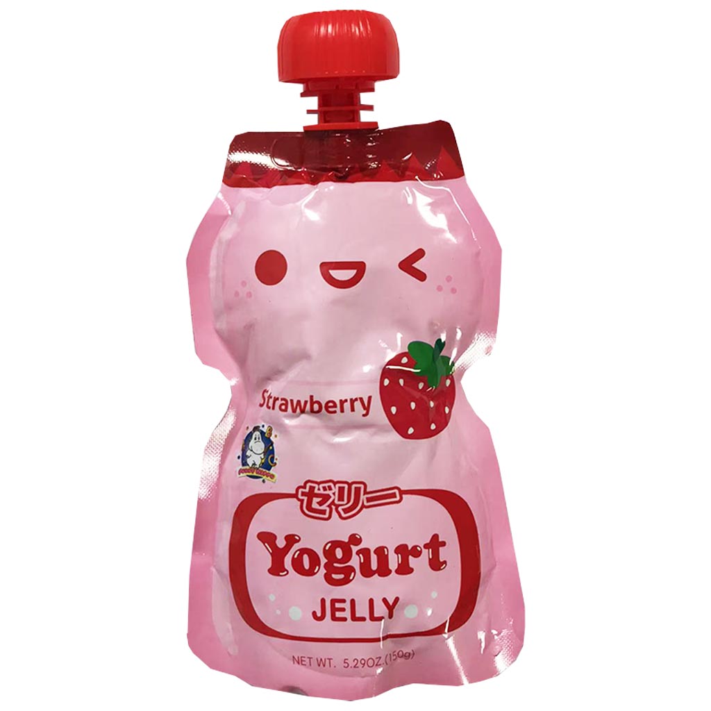ABC Jelly Drink Yogurt Strawberry Flavor 150g ~ ABC吸吸果冻酸奶草莓味 150g