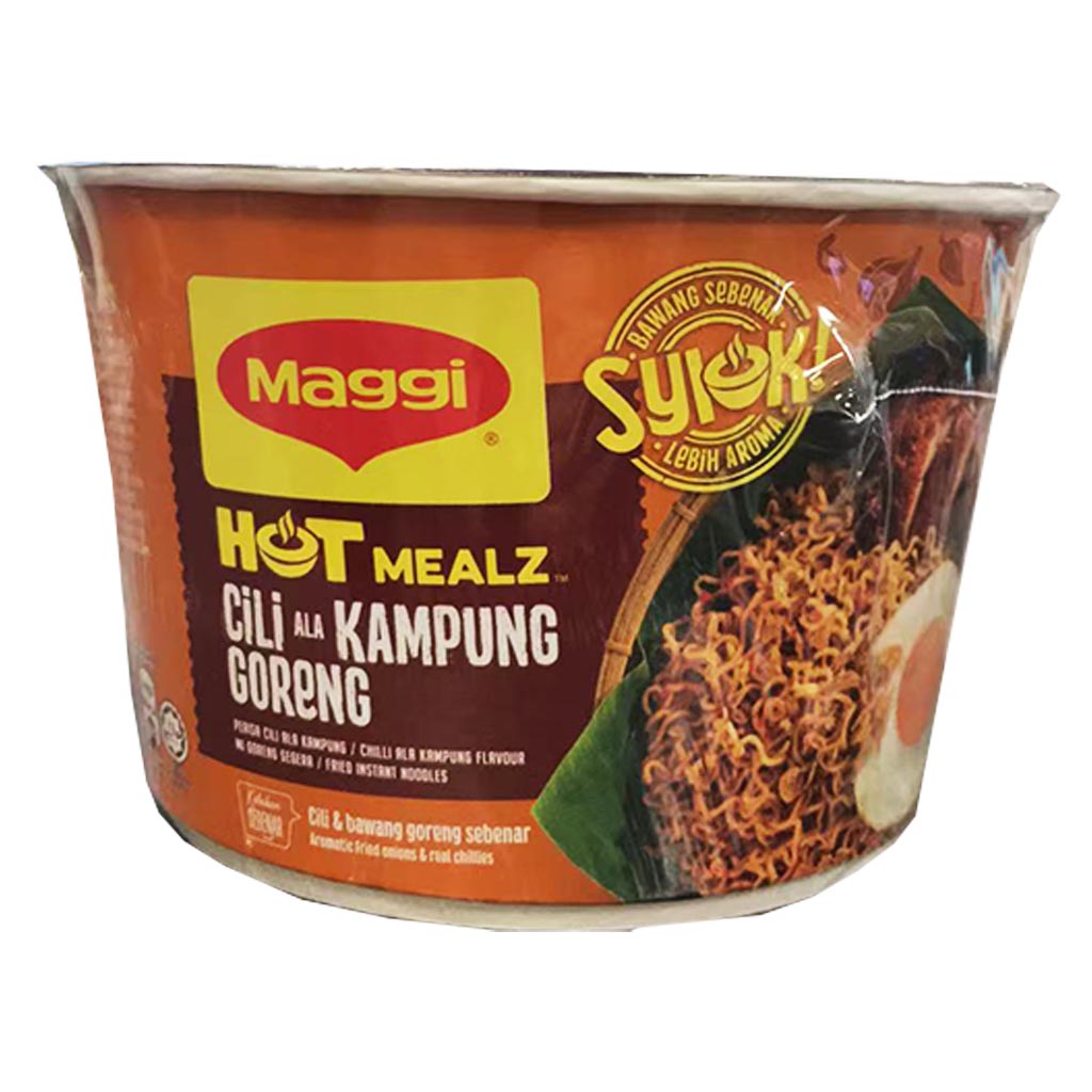 Maggi Hot Mealz Cili Kampung Goreng Bowl 94g ~ 美極碗麵炒麵 94g