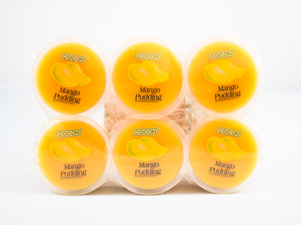 Cocon Mango Pudding With Nata De Coco 6x118g~ COCON芒果椰果布丁 6x118g