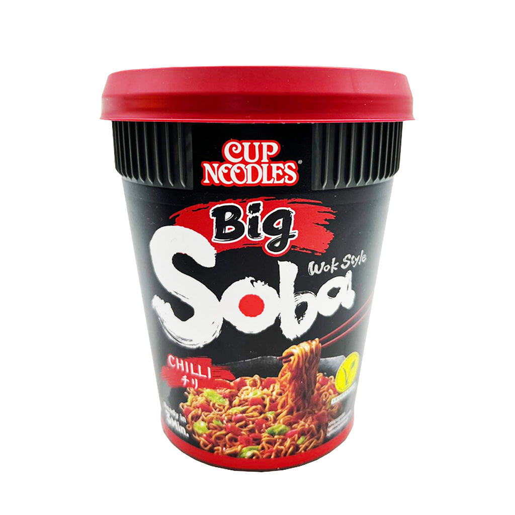 Nissin Soba Big Cup Chilli 115g ~ 日清 荞麦辣味大杯面 115g