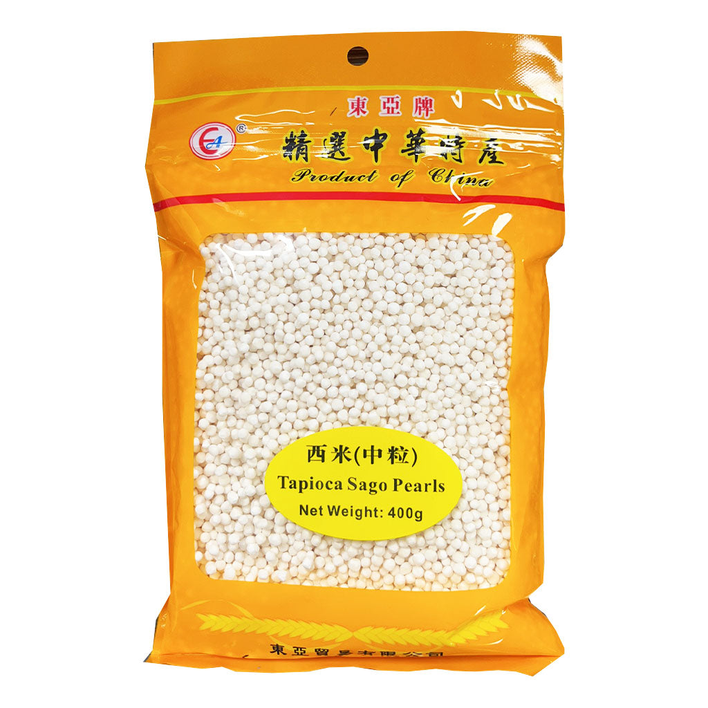 East Asia Tapioca Sago Pearls 400g ~ 东亚牌 西米（中粒) 400g
