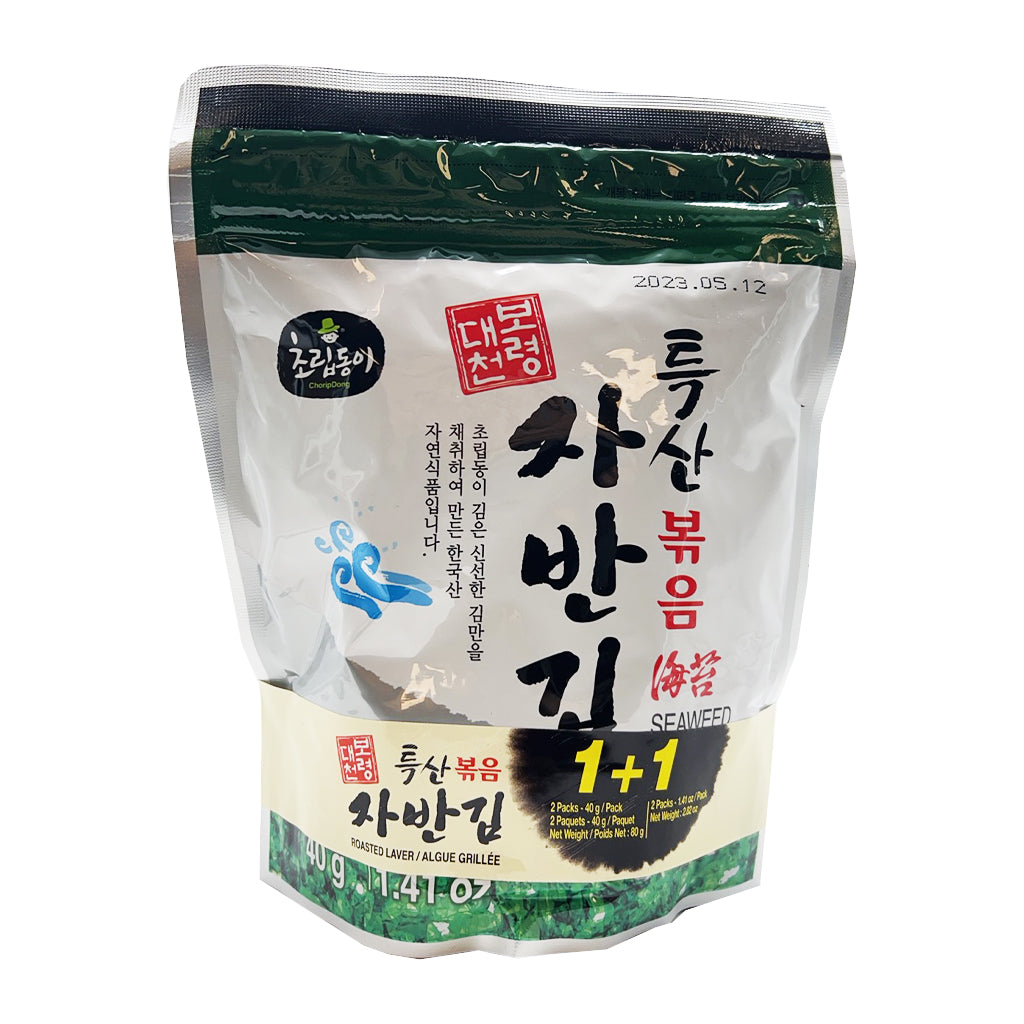 ChoripDong Roasted Laver Seaweed Twin Pack 80g ??Choripdong ?????? 2??