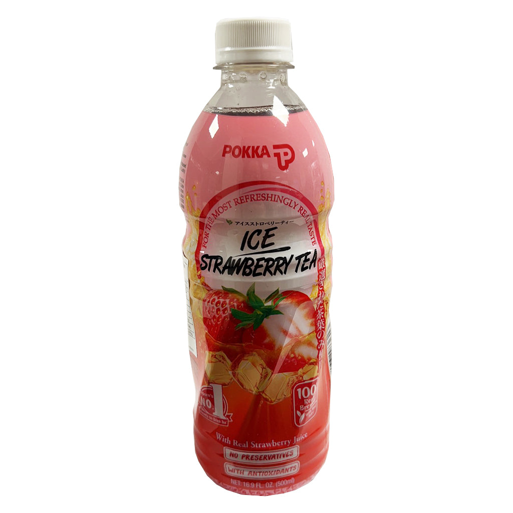 Pokka Ice Strawberry Tea 500ml ~ Pokka ???????? 500ml