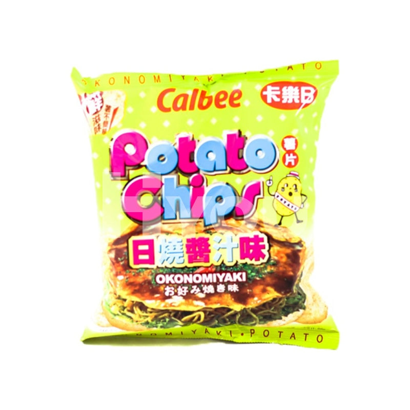 Calbee Sweet Potato Crisps Okonimiyaki Flavour 60g ~ 卡乐B 日烧酱汁薯片 60g