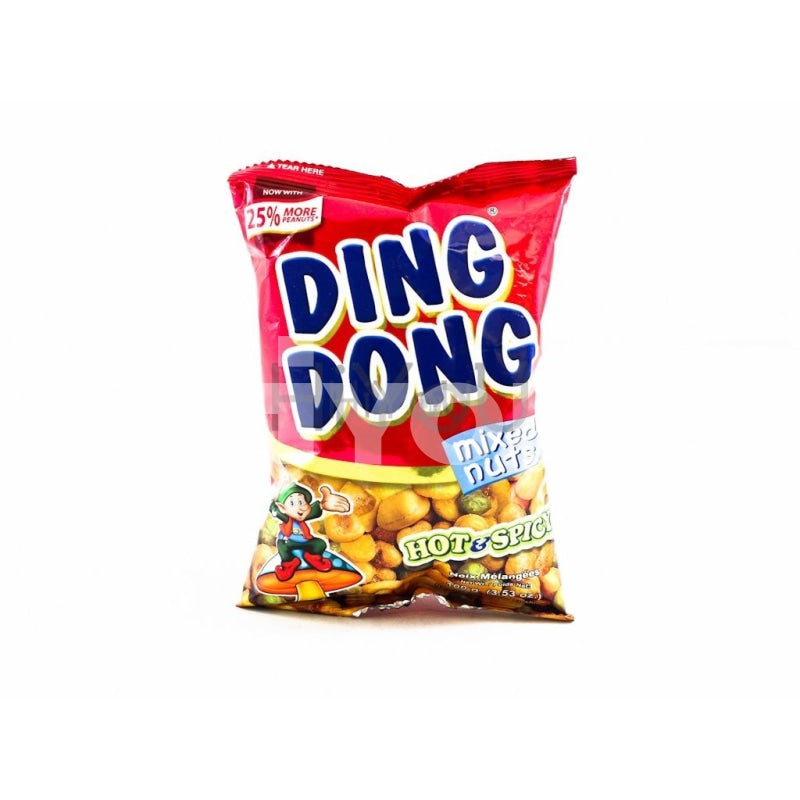 Ding Dong Mixed Nuts Hot and Spicy 100g ~ Ding Dong 麻辣混合坚果 100g