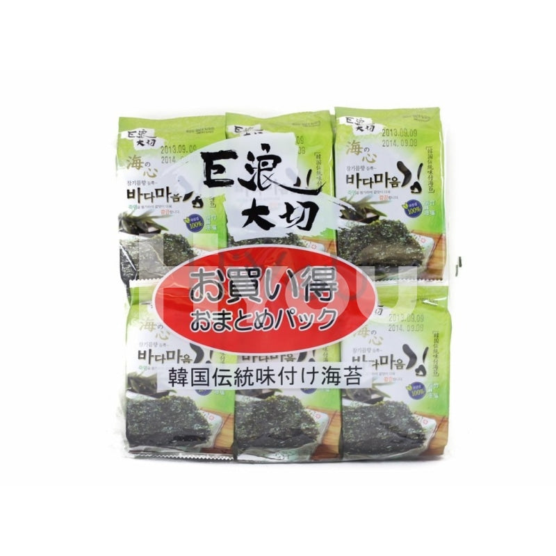 Edo Seasoned Seaweed Laver 12x4g ~ 巨浪大切海苔 12x4g