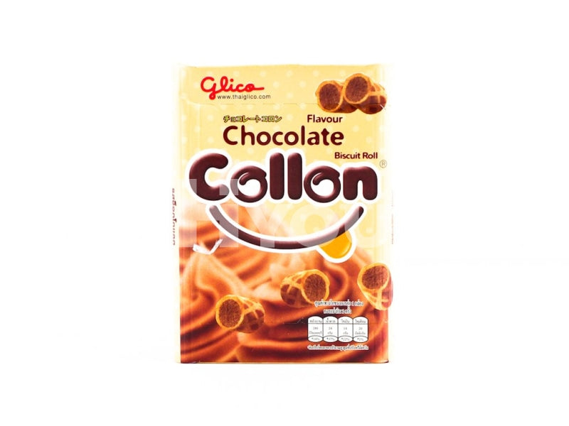 Glico Chocolate Flavour Collon Biscuit Roll ~ 酷龙巧克力卷心酥