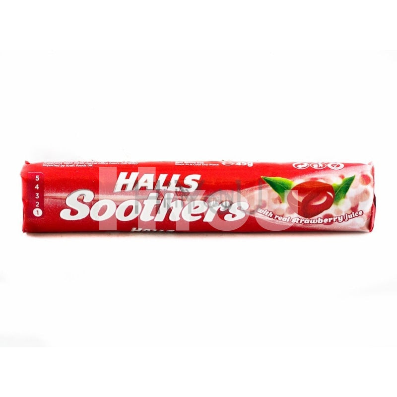Halls Soothers Strawberry 45g ~ Halls 草莓味缓和糖果 45g