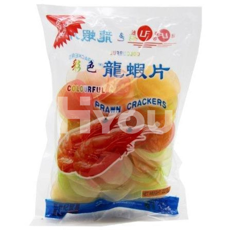 Lian Fat Colorful Prawn Flavoured Crackers 227g ~ 连发彩色龙虾片 227g