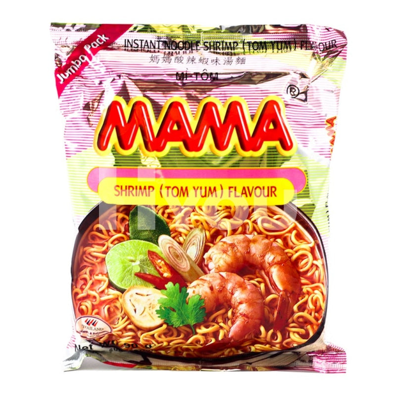 Mama Instant Noodle Shrimp Tom Yum Flavour 90g ~ 妈妈快熟面 东炎虾 90g