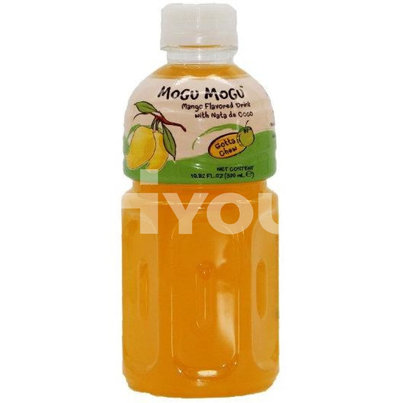 Mogu Mogu Mango Flavored Drink With Nata De Coco 320ml ~ Mogu Mogu