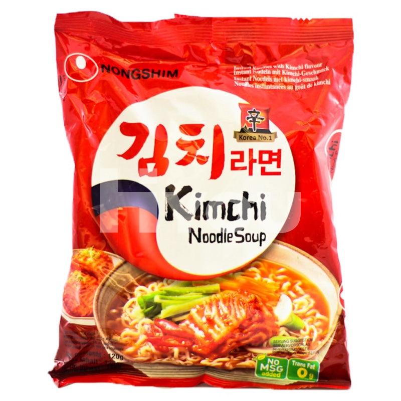 Nongshim Kimchi Noodle Soup 120g ~ 农心泡菜拉面 120g