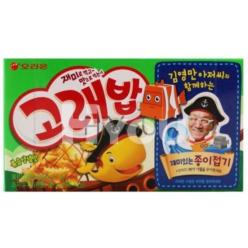 Orion Koraebap Fried Spicy Fish Biscuit 40g ~ Orion 鲸鱼饼干 40g