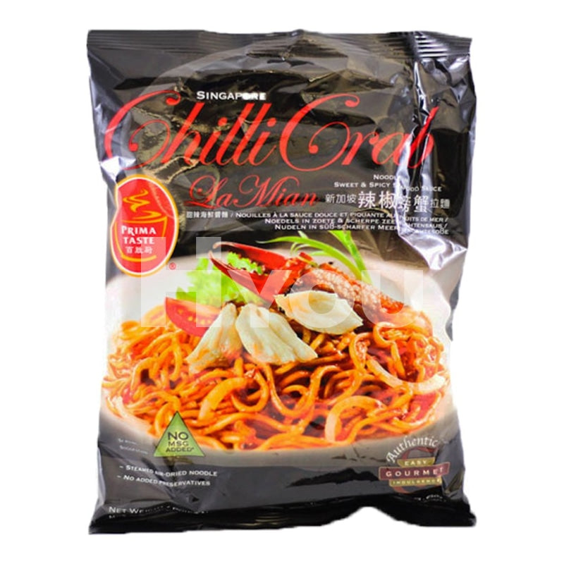 Prima Taste Singapore Chilli Crab La Mian 160g ~ 百胜厨新加坡辣椒螃蟹拉面 160g