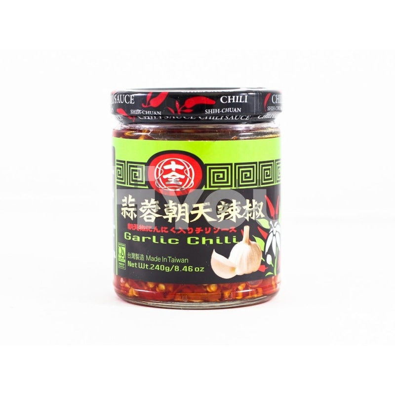 Shih Chuan Garlic Chilli Sauce 240g ~ 十全蒜蓉朝天辣椒 240g