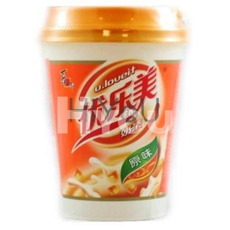 Strong Uloveit Instant Milk Tea with Cocon 80g ~ 喜之郎优乐美椰果奶茶 原味 80g
