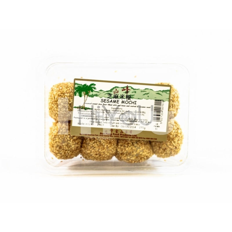 Sun Fung Sesame Mochi 270g ~ 山峰芝麻米糍 270g