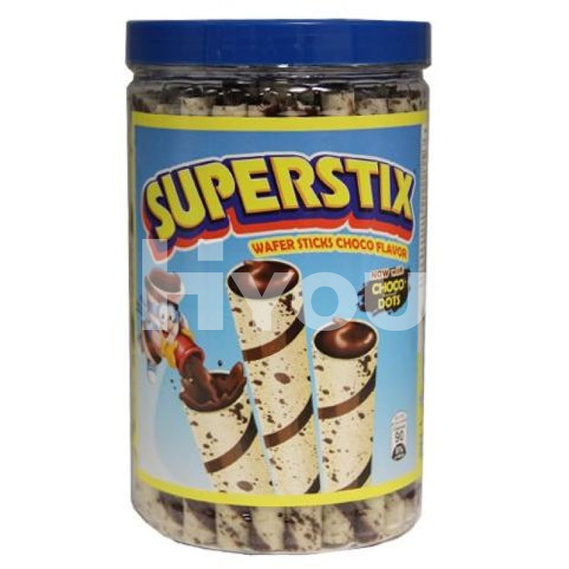 Super Stix Chocolate Flavoured Biscuit Sticks 346.5g ~ Super Stix 朱古力味