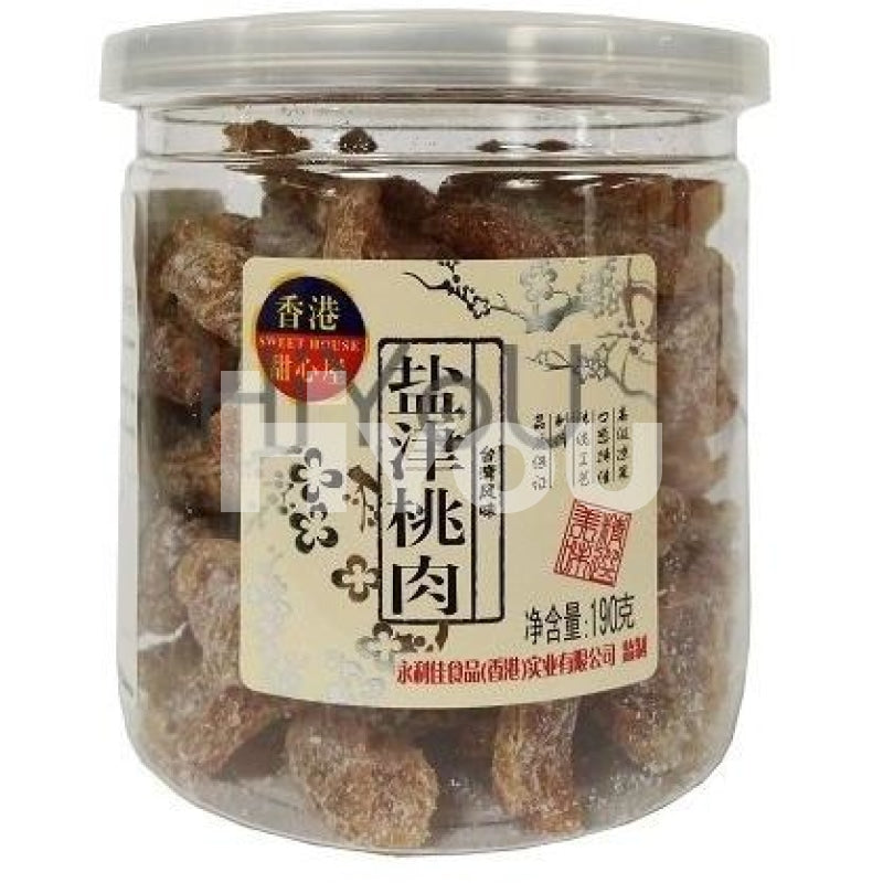 Sweet House Dried Peach 190g ~ 甜心屋 鹽津桃肉 190g